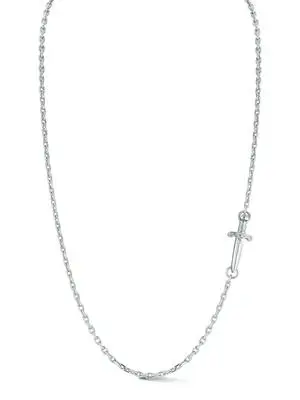 Mateo Sword Necklace - Silver