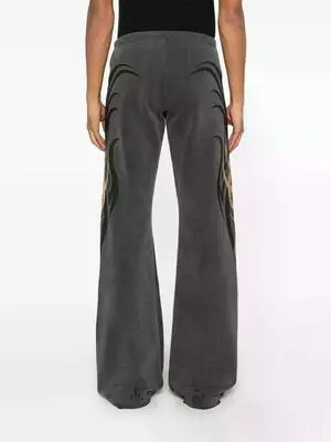 Balenciaga Rhinestone-logo Track Pants