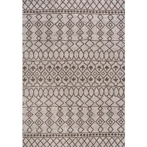 JONATHAN Y Kafel Bohemian Indoor/outdoor Area Rug Beige/brown