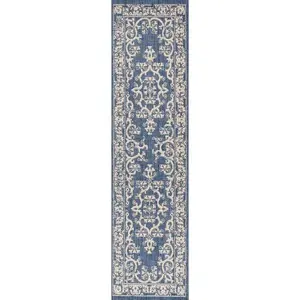 JONATHAN Y Galon Filigree Indoor/outdoor Area Rug - Blue/beige