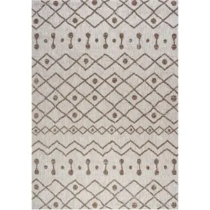 JONATHAN Y Nokat Bohemian Indoor/outdoor Area Rug - Beige/brown
