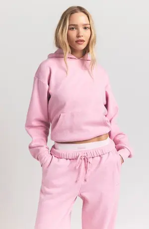 SKIMS Cotton Fleece Blend Classic Hoodie - Halite