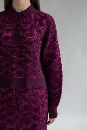 SSKEIN Amelie Polo - Fuchsia Aubergine