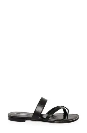 Manolo Blahnik Susa Crossover Sandal - Black