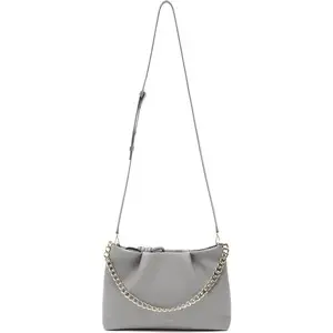 ESIN AKAN 3-in-1 Midi Richmond Leather Crossbody Bag - Grey