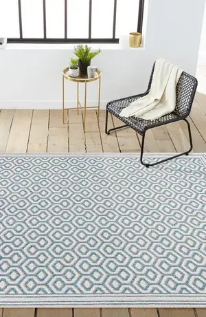 JONATHAN Y Marvao Diamond Trellis Indoor/outdoor Area Rug