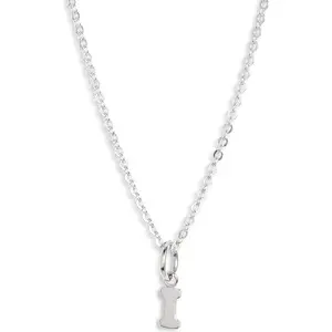 Silver Initial Necklaces
