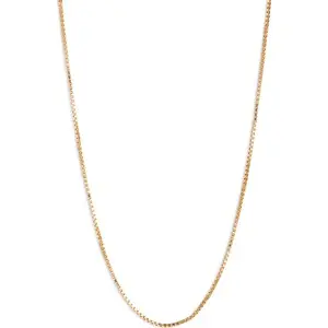 NASHELLE Box Chain Necklace - Gold Fill