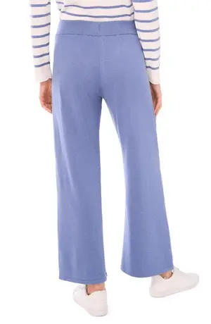 Vince Camuto High Waist Knit Sweatpants - Horizon Blue