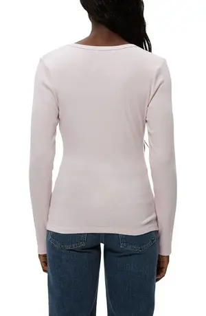 Michael Stars Remi V-neck Rib Top