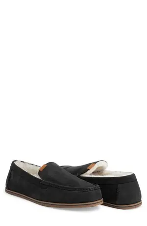 HARI MARI Hacienda Lx Shearling Slipper - Raven