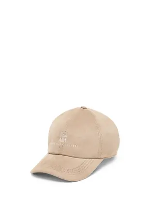 Brunello Cucinelli Brunello Cucinelli Suede Baseball Cap Tobacco