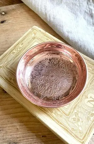 COPPERMILL KITCHEN Vintage Inspired Ring Dish Acanthus