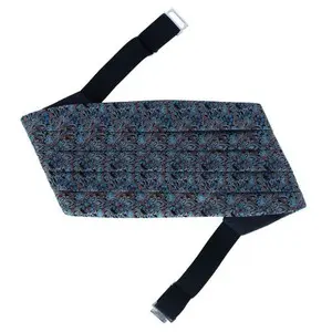 Trafalgar Enzo Exploded Floral Silk Cummerbund - Multiple