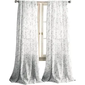 Dkny Promenade Set Of 2 Curtain Panels - Pewter