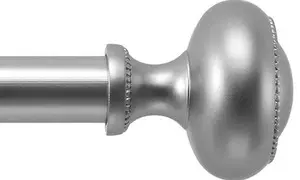 Dkny Barrett Adjustable Curtain Rod & Finial Set