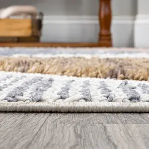 JONATHAN Y Aileen Geometric Scandi Colorblock Carved Area Rug