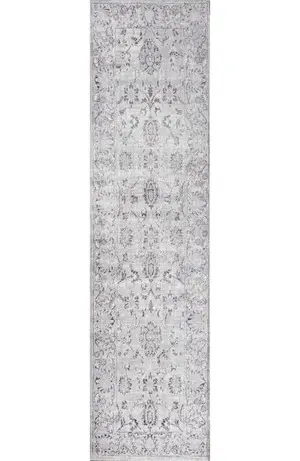 JONATHAN Y Lotus Modern Persian Floral Area Rug - Gray