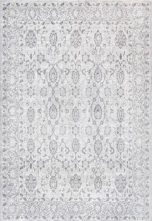 JONATHAN Y Lotus Modern Persian Floral Area Rug - Gray