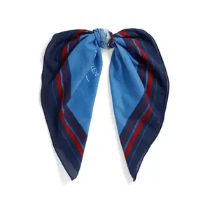 Ralph Lauren Polo Bear Cotton Square Scarf