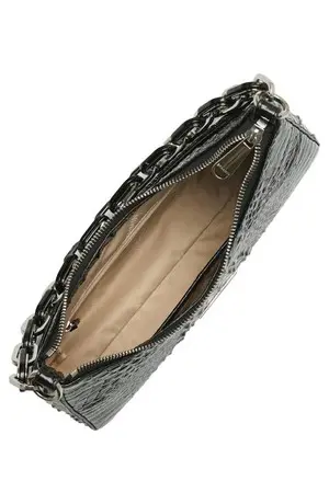 Brahmin Mod Esme Croc Embossed Leather Shoulder Bag
