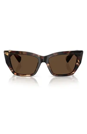 Tiffany & Co. 54mm Cat Eye Sunglasses - Brown
