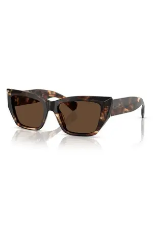 Tiffany & Co. 54mm Cat Eye Sunglasses - Brown