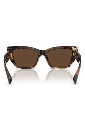 Tiffany & Co. 54mm Cat Eye Sunglasses - Brown