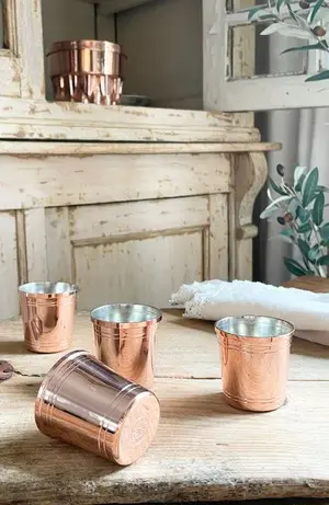 COPPERMILL KITCHEN Vintage Inspired Shot Glassset Of 4