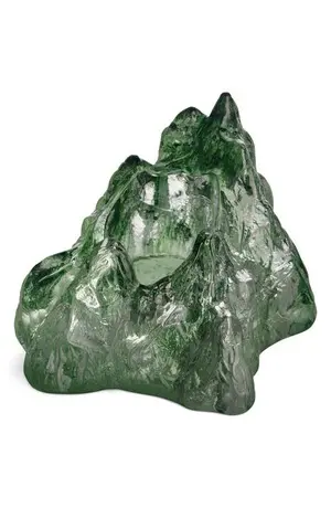 KOSTA BODA Rock Votive - Blue Green