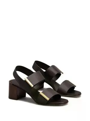TOD'S 55mm Leather Sandals - Brown