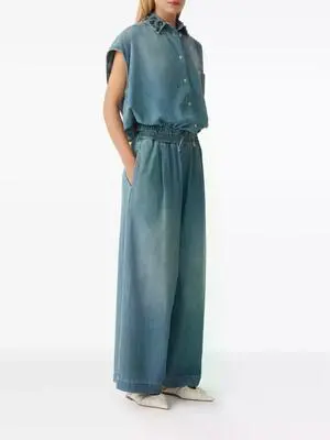 Fabiana Filippi Denim Palazzo Pants