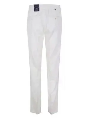 Incotex Pleat-detail Trousers - White