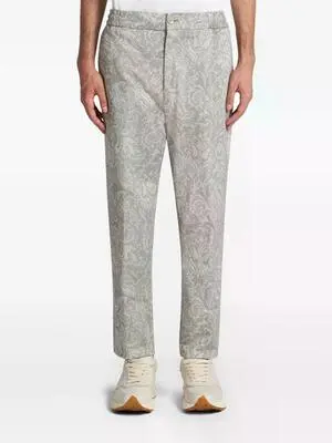 Etro Jacquard Trousers - Grey