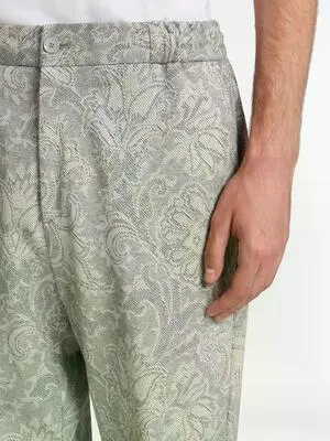 Etro Jacquard Trousers - Grey