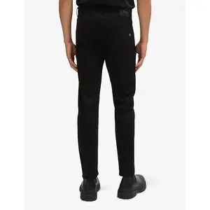 BOSS Delaware Brand-patch Slim-fit Denim Jeans - Black