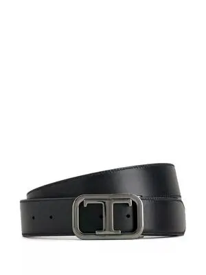 TOD'S Reversible Leather Belt - Blue