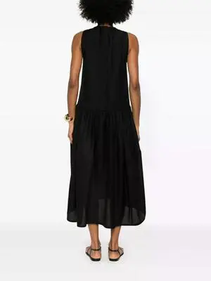 JIL SANDER Wool Midi Dress