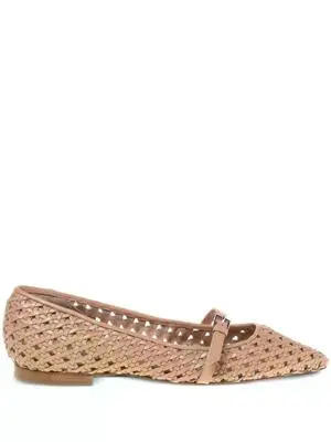 Alberta Ferretti Woven Ballet Shoes