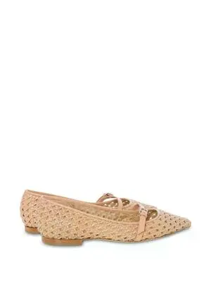 Alberta Ferretti Woven Ballet Shoes