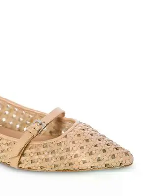 Alberta Ferretti Woven Ballet Shoes
