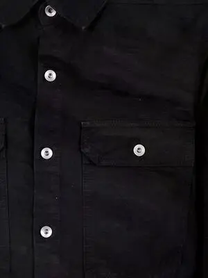 Rick Owens Organic Cotton Button-up Shirt - Black
