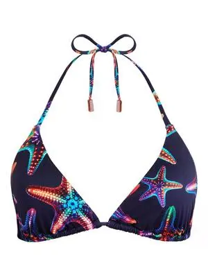 Vilebrequin Disco Stars Bikini Top - Blue