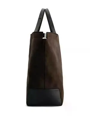 TOD'S Maxi Suede Tote - Brown