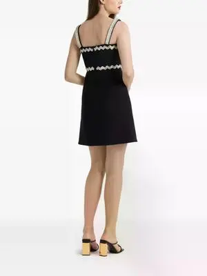 PATOU Crystal-embellished Mini Dress