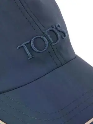 TOD'S Piping Baseball Cap - Blue