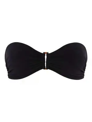 Vilebrequin Ring-detail Bandeau Bikini Top - Black