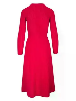 Veronica Beard Nami Midi Dress - Red