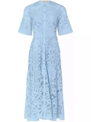 TEMPERLEY LONDON Guinevere Shirt Dress - Blue