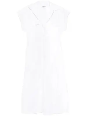 DONDUP Cotton Midi Shirt Dress